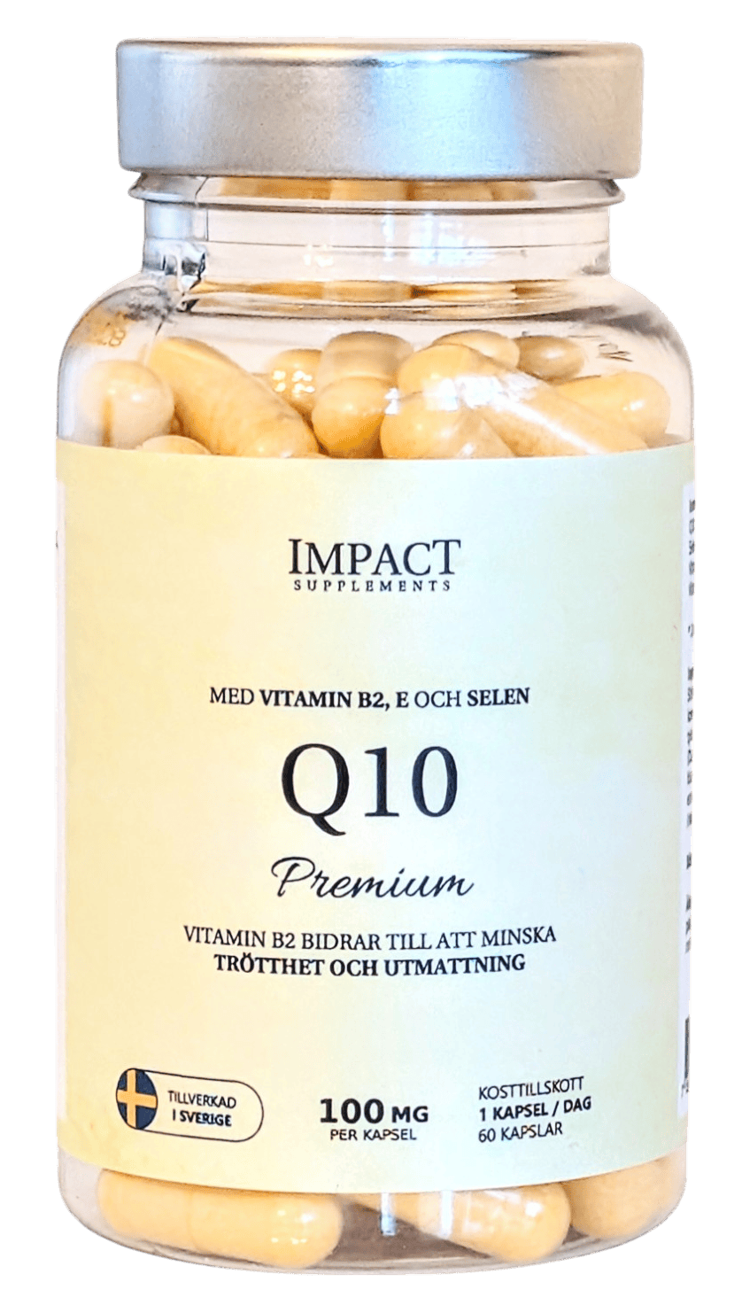 Köp Q10 Premium – 100 mg CoQ10 - Impact Supplements